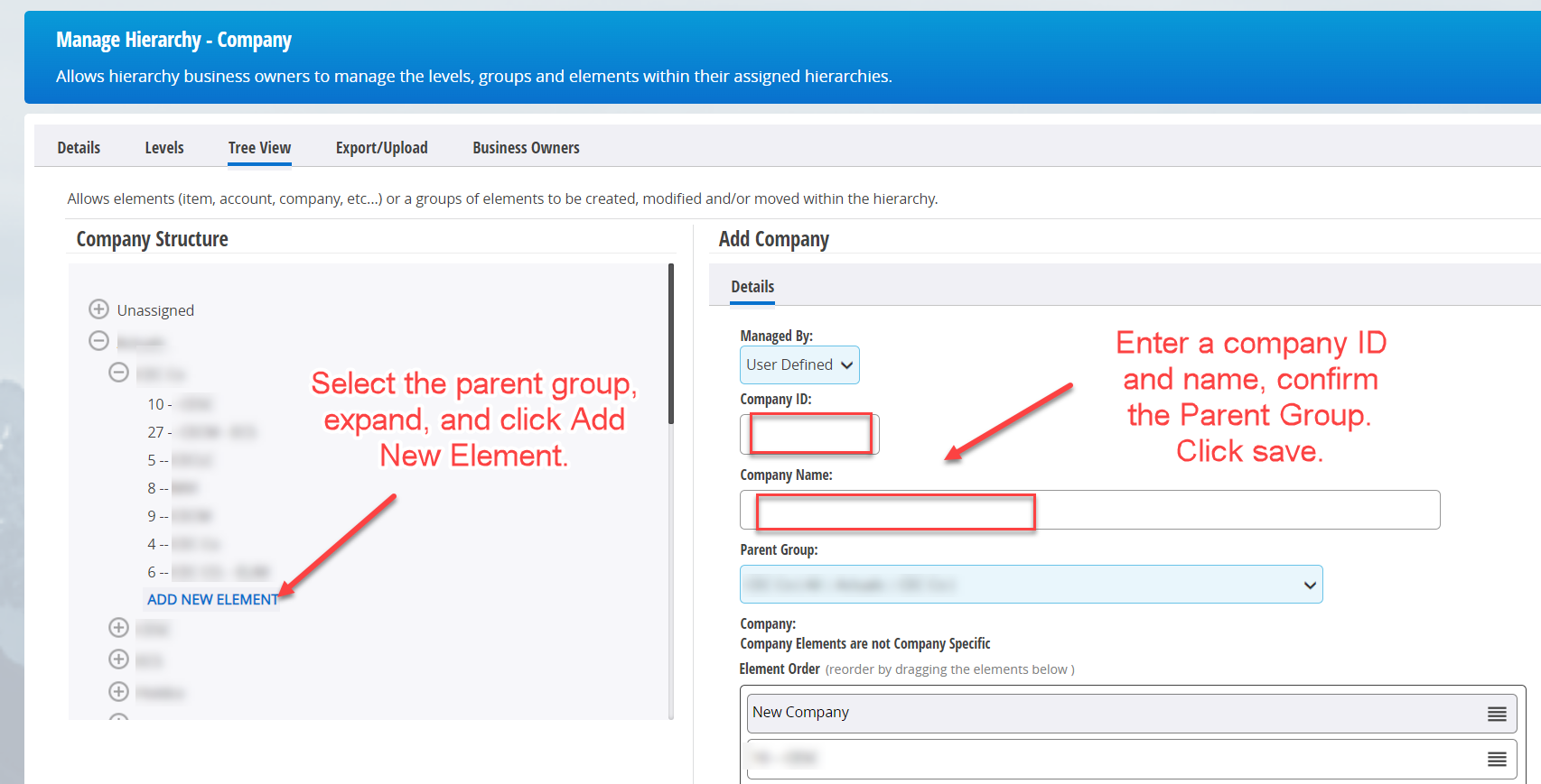 Adding a New Company in Catalyst – EBM Software